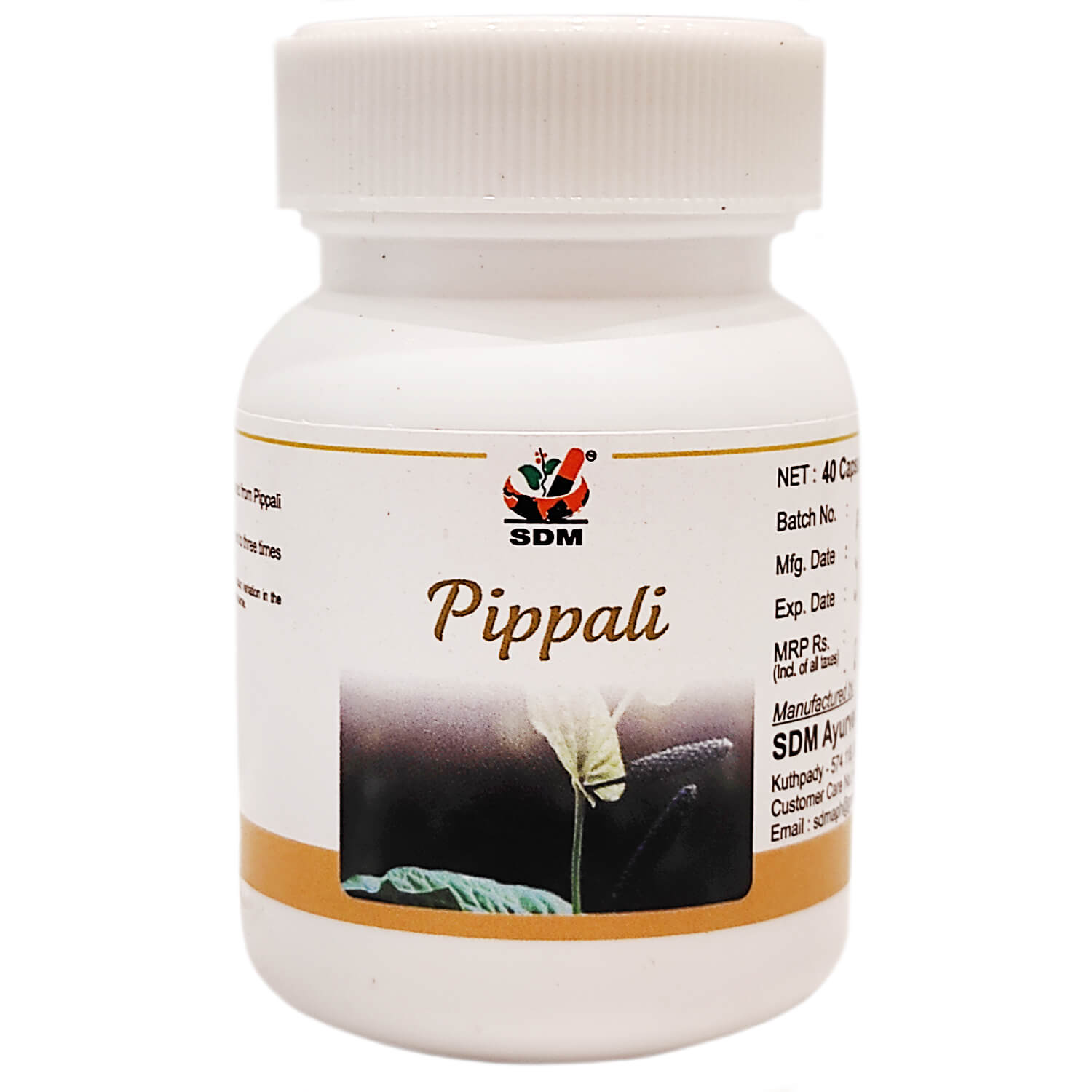 Пиппали капсулы (Pippali Capsules, SDM) 100 капсул купить в Бутике ROSA